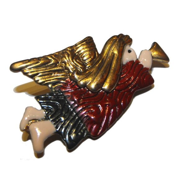 Brosje med englemotiv - Bella Donna